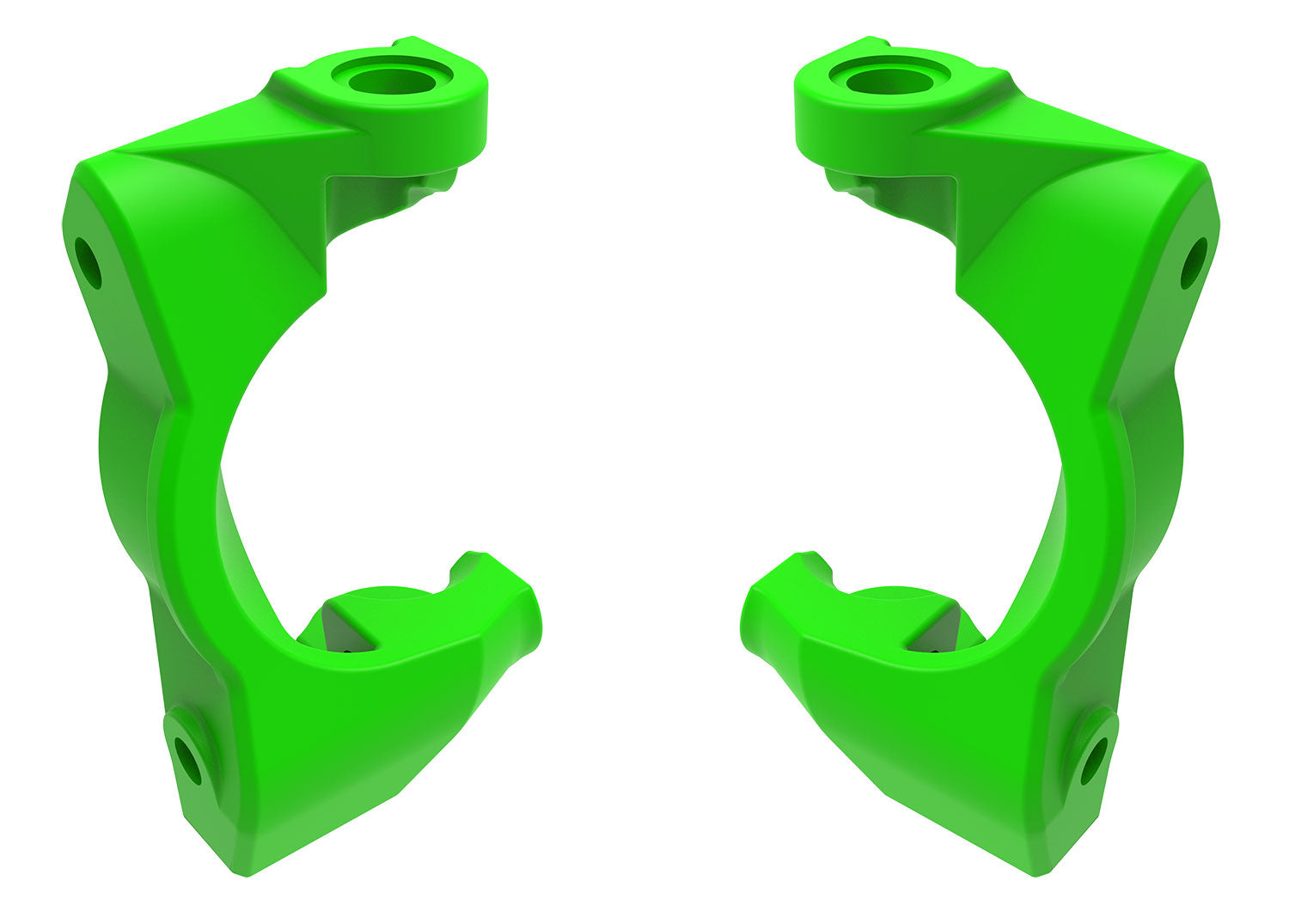 Traxxas Mini Maxx® Caster blocks (c-hubs), left & right (green) – IAM ...