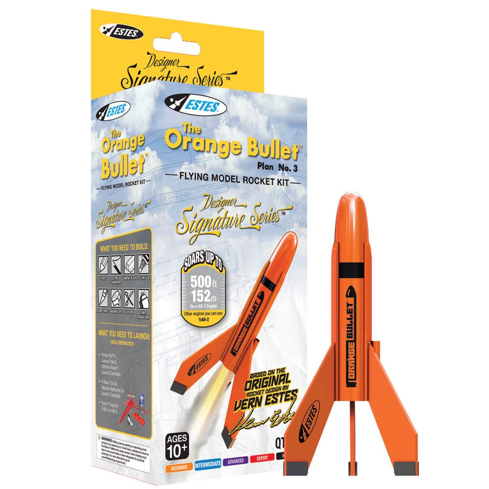 Estes Orange Bullet™ Model Rocket Kit